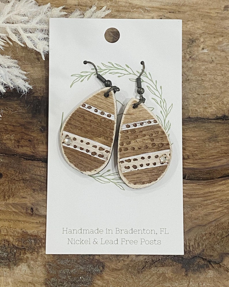 14 Abstract Aztec Earring Files - Boho Engraved Earring - Simple Paint ...