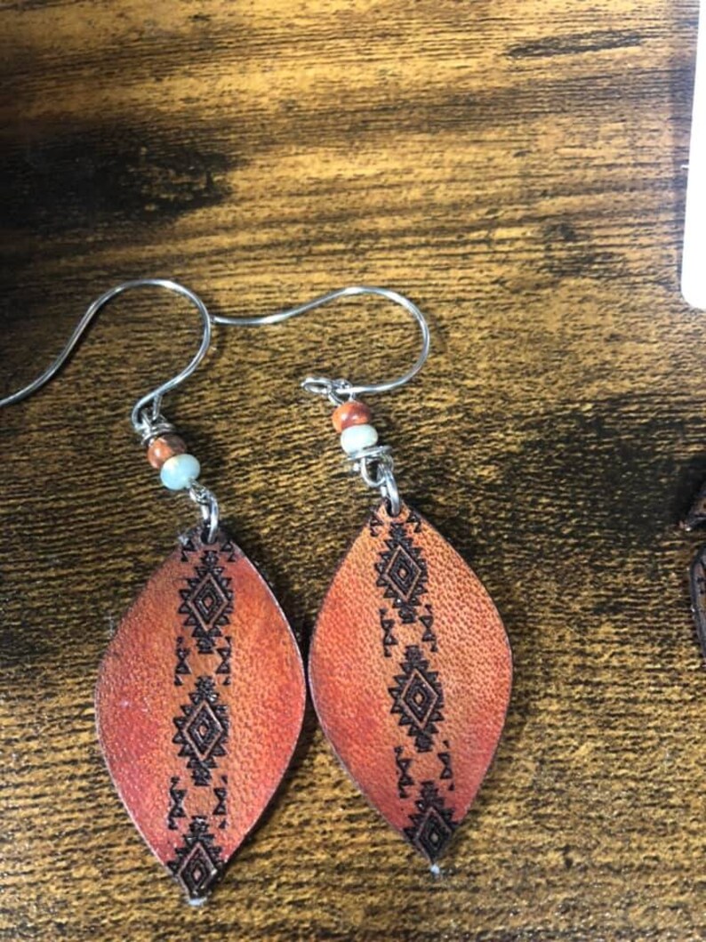 Modern BOHO Earring Design Aztec Western Inspired Earring - Etsy