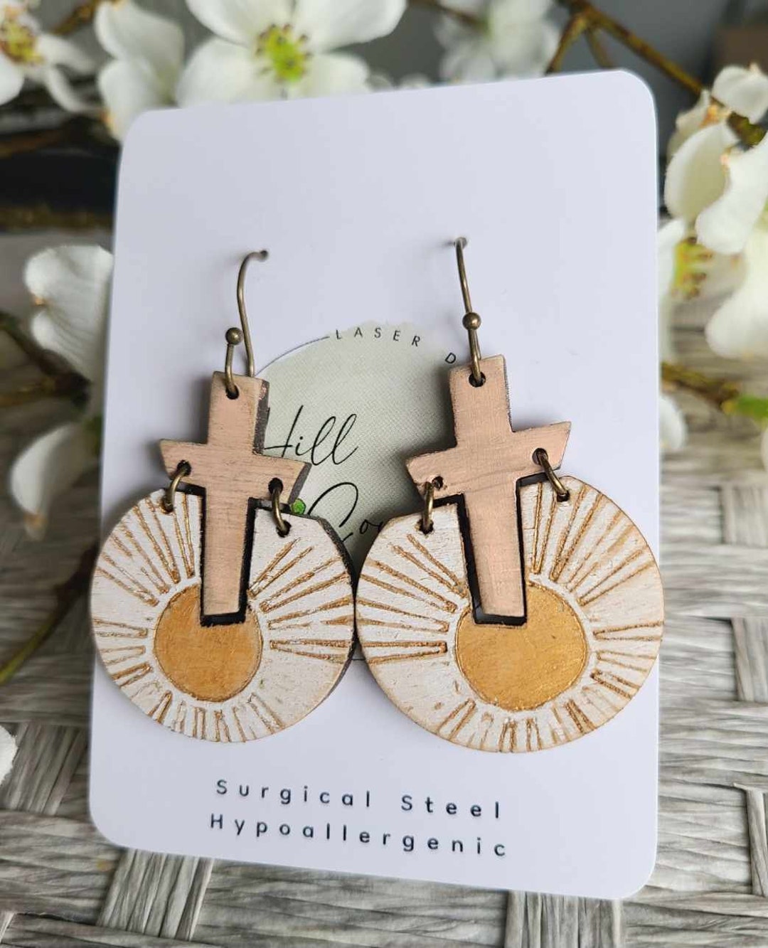 Sunshine Cross Earring Files - Faith Earring File - Boho Jewelry ...