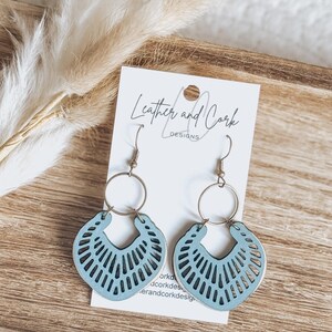 5 Simple Cut Out Earring File - Scored Boho Cut Earrings - Laser ...