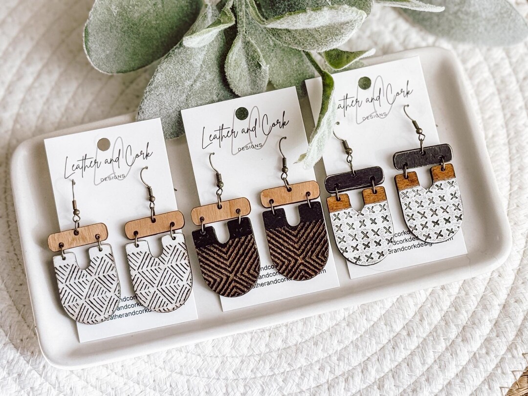 3 Upside Down Arch Laser File and Connector - Pattern Engrave - Boho ...