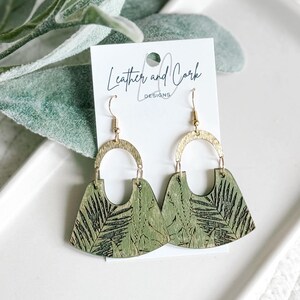 4 Botanical Earring Files - Plant Leaf Laser Earring File - PDF - SVG ...