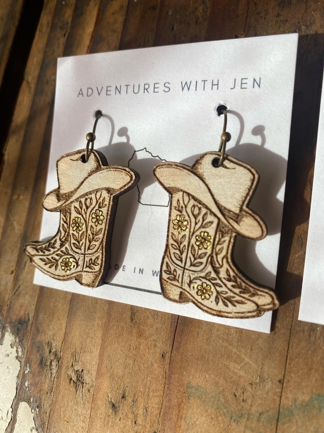 Cowboy Boot Laser Earring Files - Western Cowboy Hat Laser Earring ...