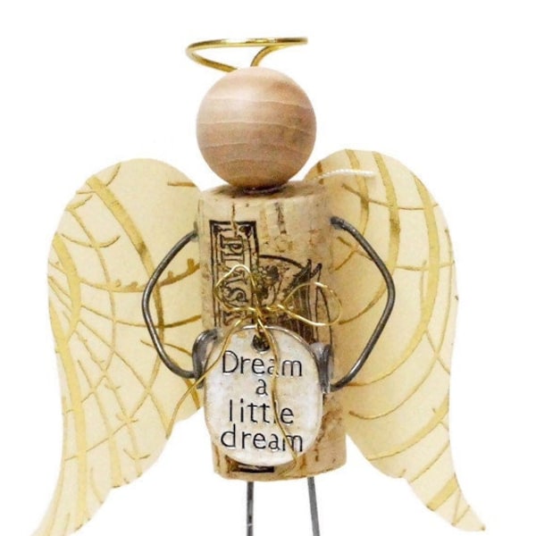 Wine Cork Angels - Etsy