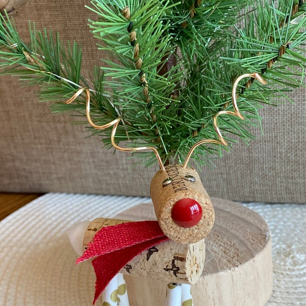 Wine Cork Reindeer - Etsy