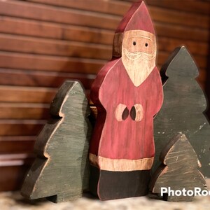 Rustic Santa - Etsy