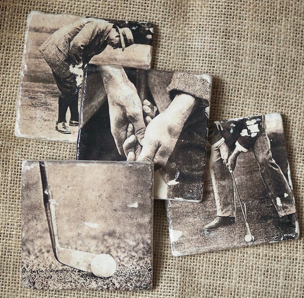 Golf Gift- Coasters, Golf Decor, Mens Gift, Fathers Day Gift, Ideas ...