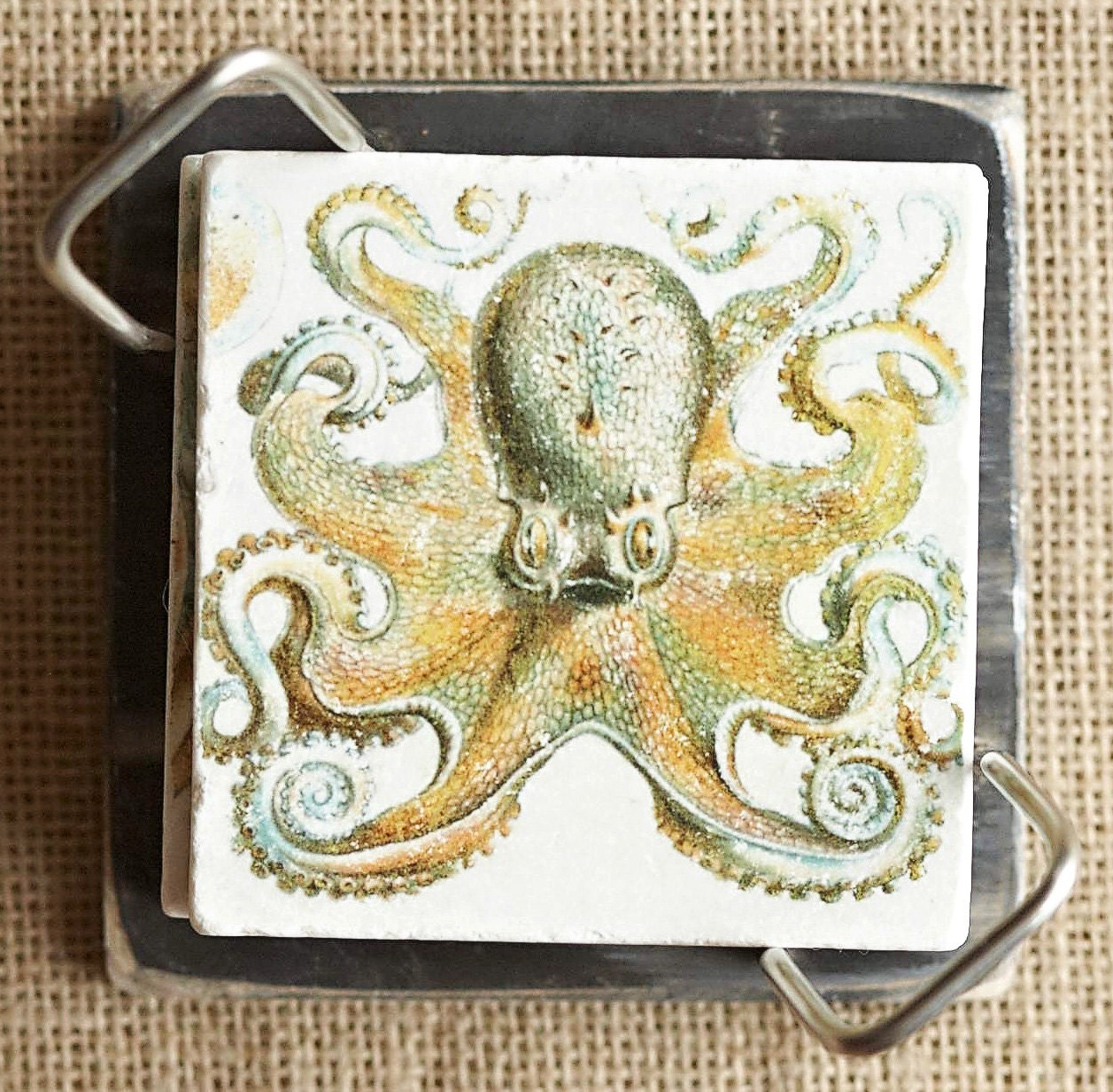 Octopus Coasters Octopus Decor Beach Decor Ocean Decor - Etsy