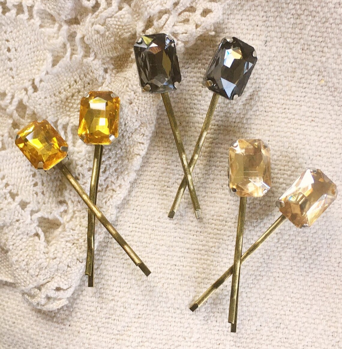 Crystal Hair Pin- Bobby Pin, Gem Hair Pin, Gem Bobby Pin, Rhinestone ...