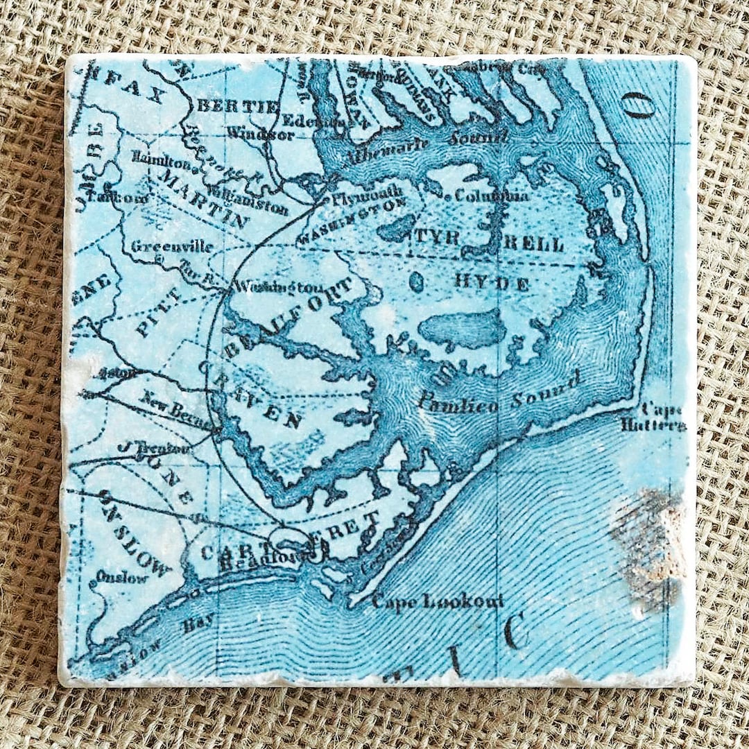 OBX Coaster, OBX Decor, Outer Banks Decor, OBX Gift, Outer Banks Gift ...
