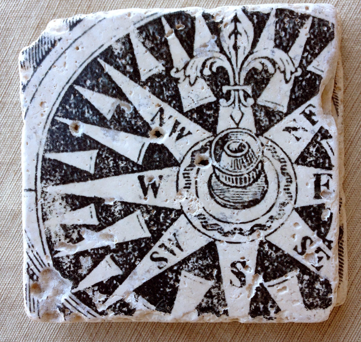 Coasters Compass Decor Traveler Gift Compass Gift Travel | Etsy