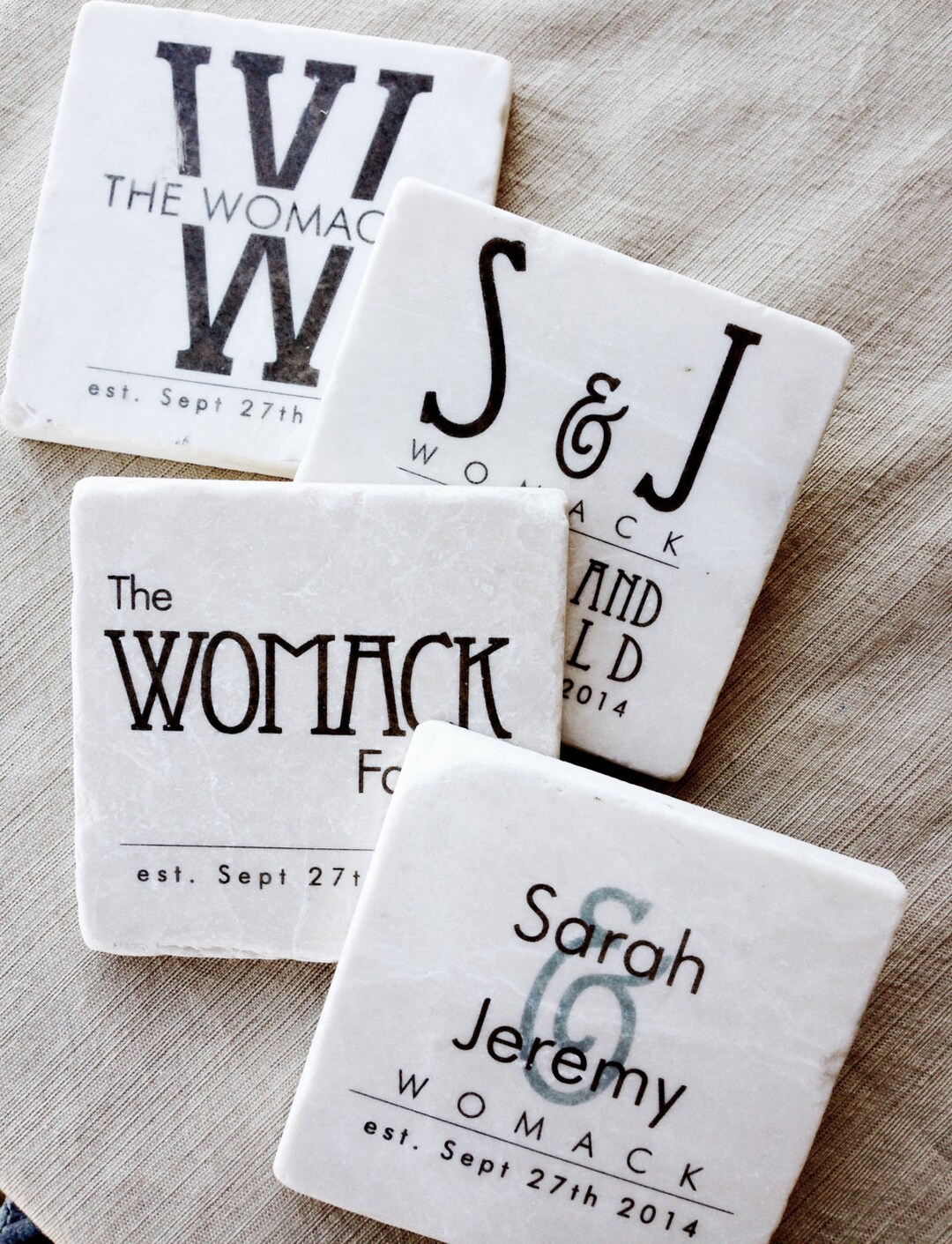 Coaster Set Coaster, Personalized Coaster, Custom Coaster, Unique ...