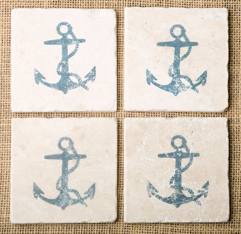 Anchor Nautical Decor Nautical Tile Sailor Gift Marine - Etsy