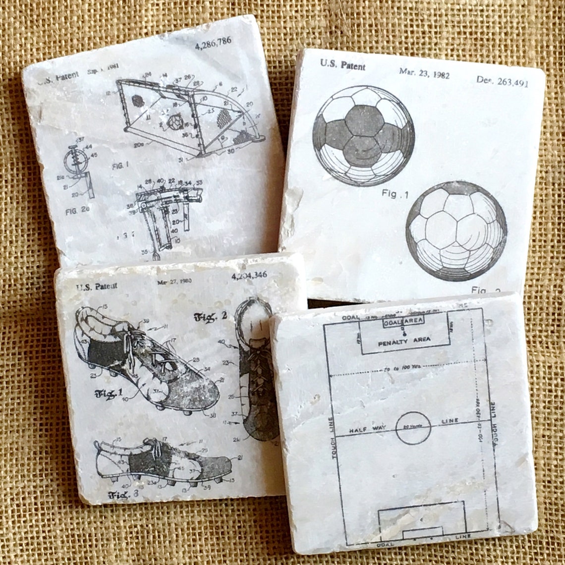 Soccer Decor Soccer Gift Sport Decor Soccer Coaster Man - Etsy