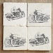 Motorcycle- Coasters, Motorcycle Decor, Motorcycle Tile, Man Cave Decor ...
