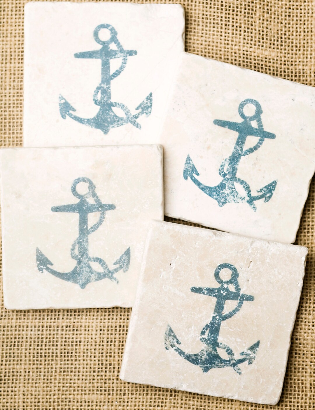 Anchor Nautical Decor, Nautical Tile, Sailor Gift, Marine Decor ...