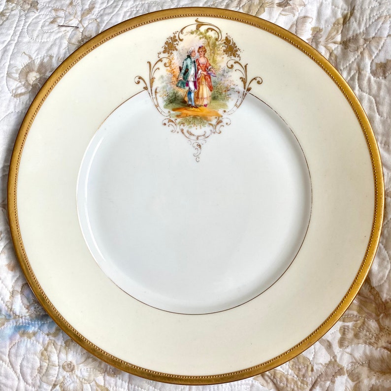 Rosenthal Dinner Plates Gilded Plates Hand Painted Antique - Etsy