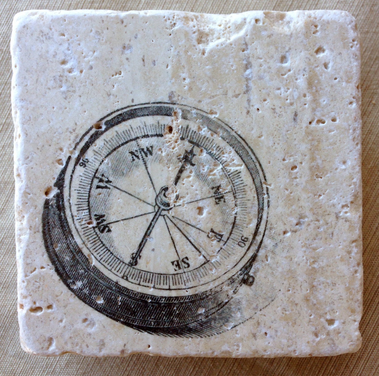 Coasters Compass Decor Traveler Gift Compass Gift Travel | Etsy