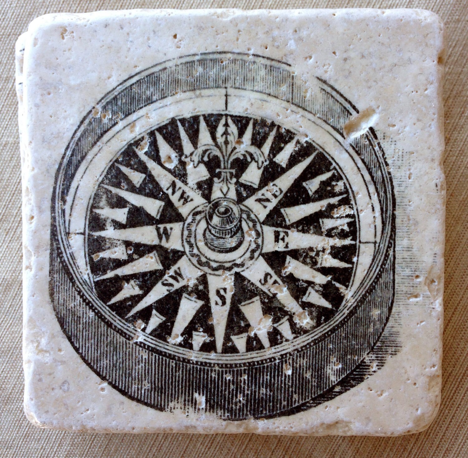 Coasters Compass Decor Traveler Gift Compass Gift Travel | Etsy