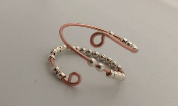 Fiddle Ring Anxiety Ring Fidget Ring Stress Ring Wire - Etsy