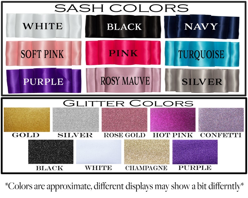 Personalized Satin Sash Pageant Sash Personalized Sash - Etsy
