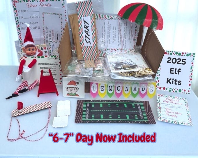 Elf Kit - 12, 24 Day Kit - Elf Accessories & Elf Props - Elf Mischief ...