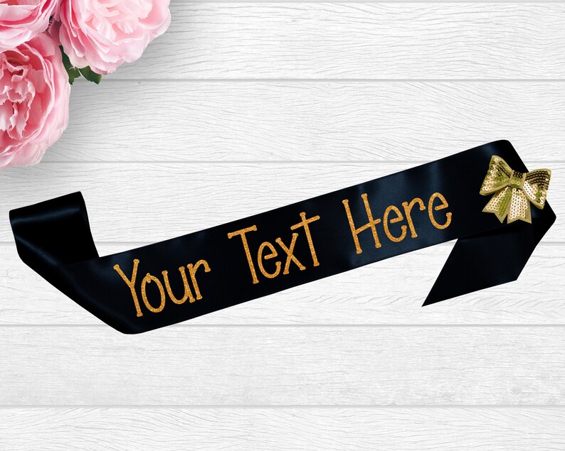 Personalized Satin Sash Pageant Sash Personalized Sash - Etsy