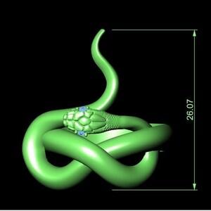 Snake Ring 18kt Gold Gift Woman Symbol Ancient Female Strength ...