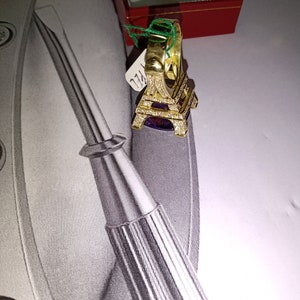 18kt Gold Eiffel Tower Ring Various Colors Amethyst Citrine Diamonds ...