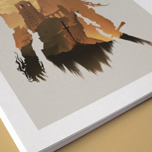 Souls Art Print Game Poster Knight Design - Etsy