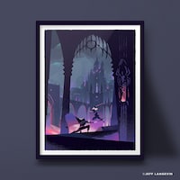 Shadebinder Warlock Casts Winter's Wrath - Etsy
