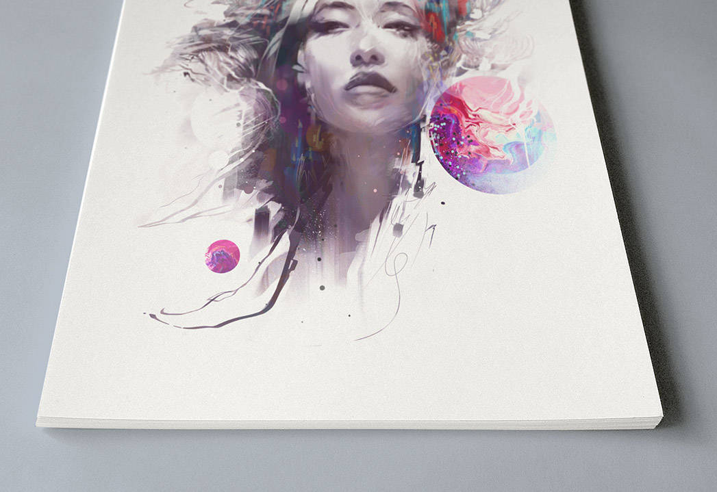 Leaves Foliage Abstract Portrait Drawing Botanical Art Print | Etsy