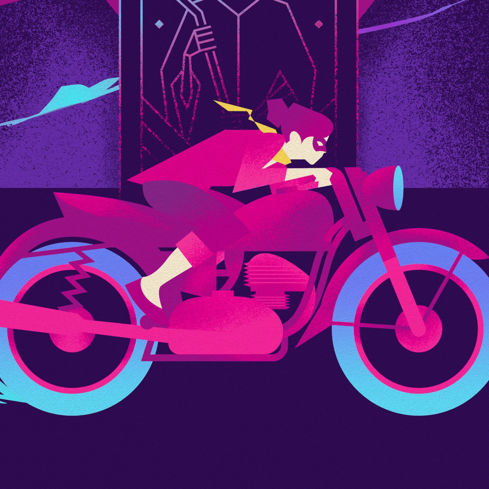 Sayonara Wild Hearts Art Print Game Poster - Etsy