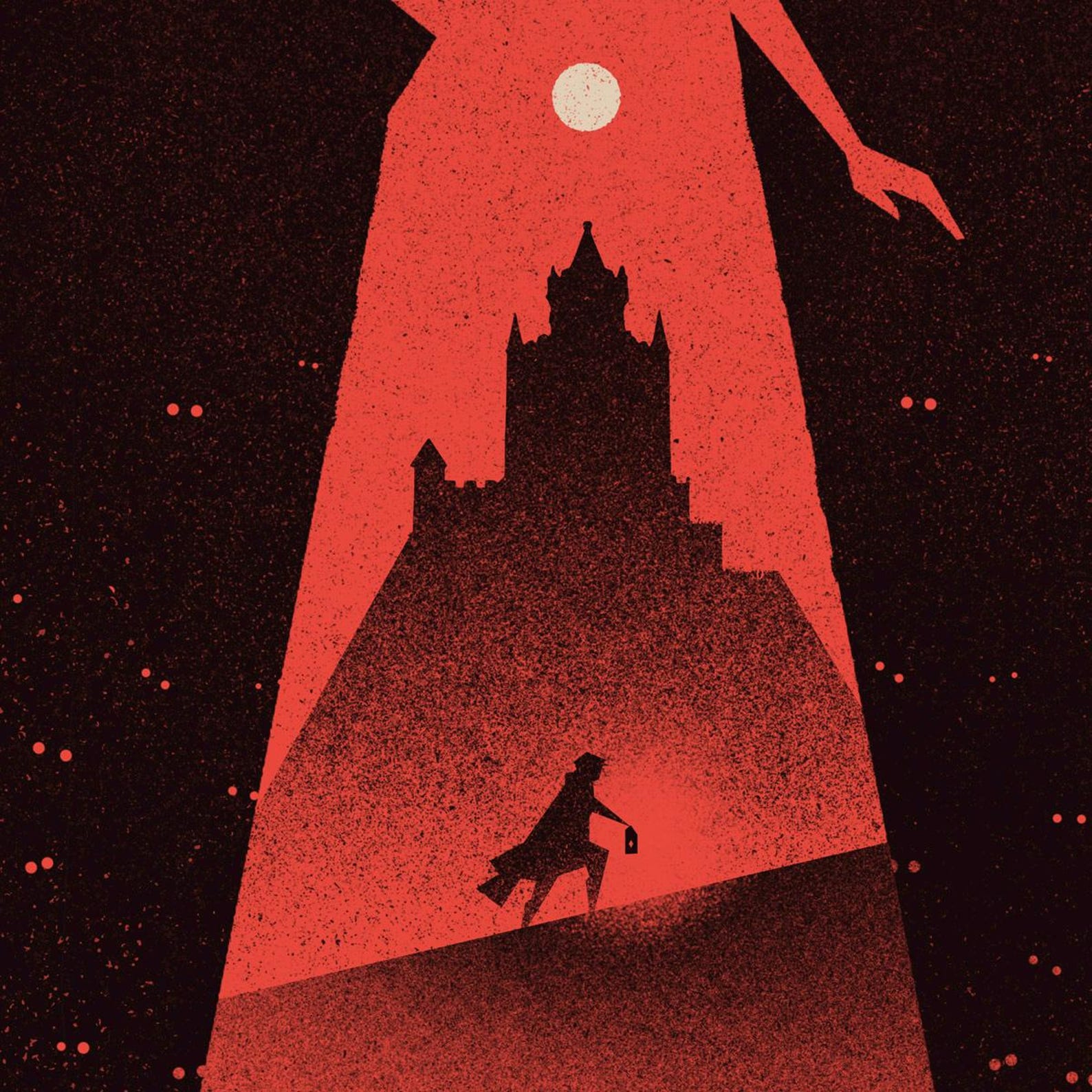 Nosferatu Red, Classic Horror, Vampire Art Poster - Etsy