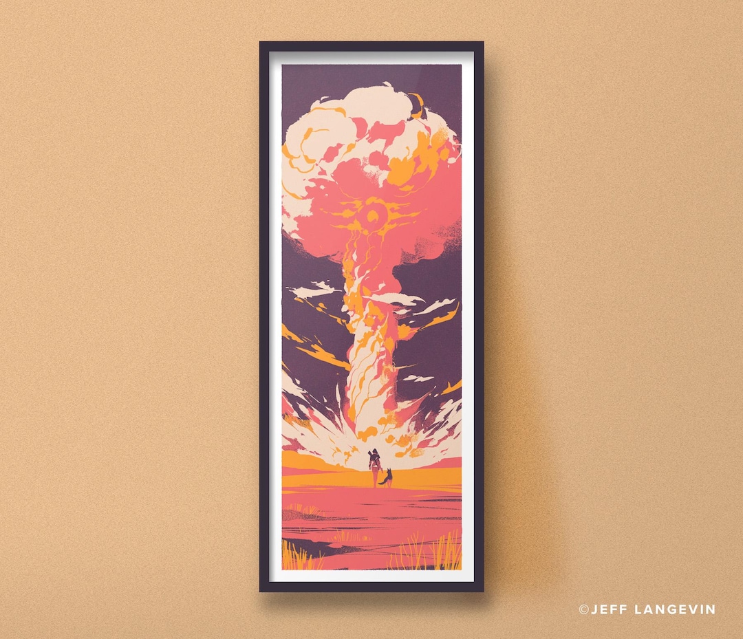 Fallout Wasteland Landscape Art Print Gaming Poster - Etsy