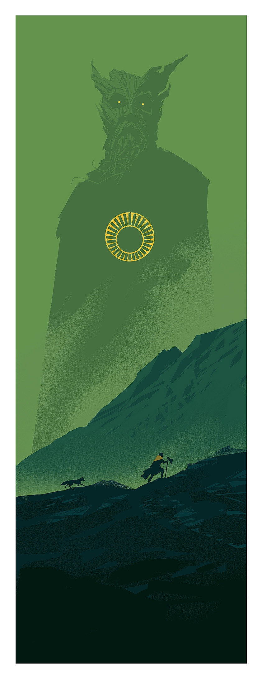 Gawain and the Green Knight Art Print Poster Design | Etsy