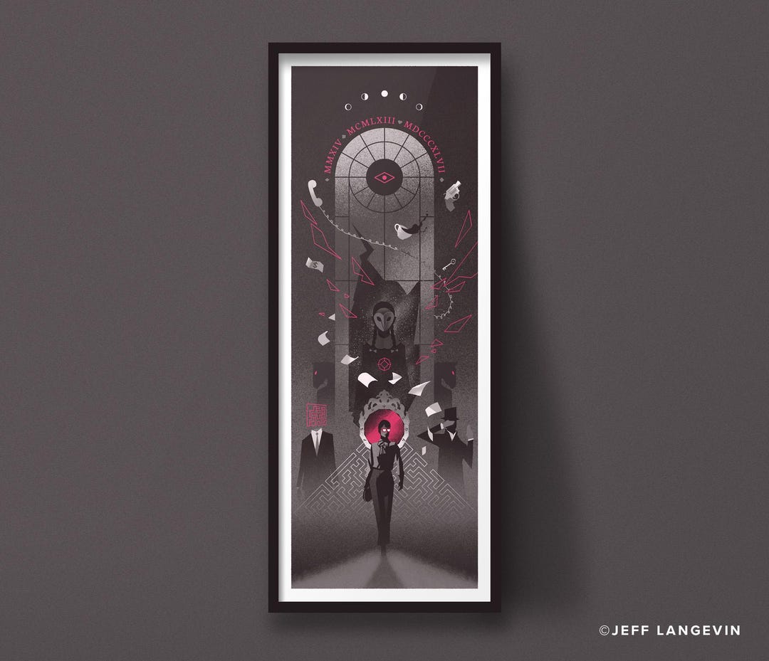Lorelei and the Laser Eyes Art Print, Gaming Poster - Etsy