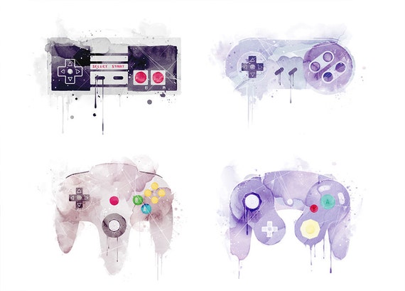 Nintendo Controller Art