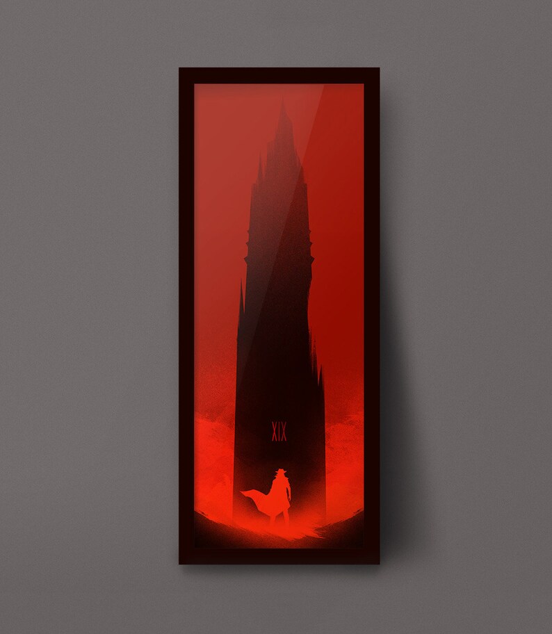 Dark Tower Art Prints Set Tower design and Desert design | Etsy