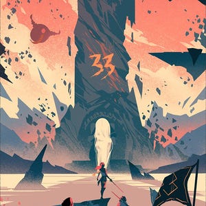 Expedition 33 Art Print Poster, Clair Obscur Video Game Design - Etsy