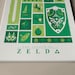 Legend of Zelda Art Print Nintendo Poster Modern Design - Etsy