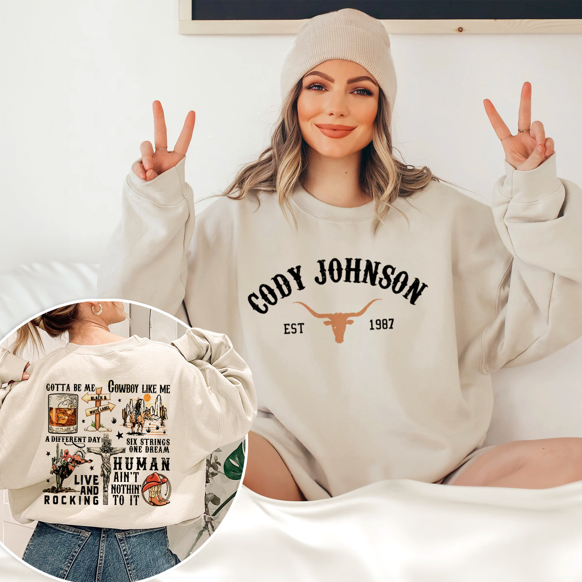 Cody Johnsonn The Leather Tour 2024 Hoodie sold by Wesam Qabie | SKU ...