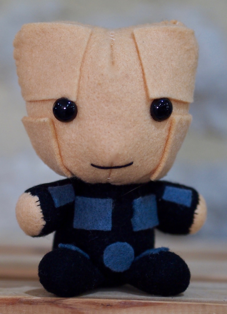 One Little Plush Felt Red Dwarf Figure Approx 5 High | Etsy