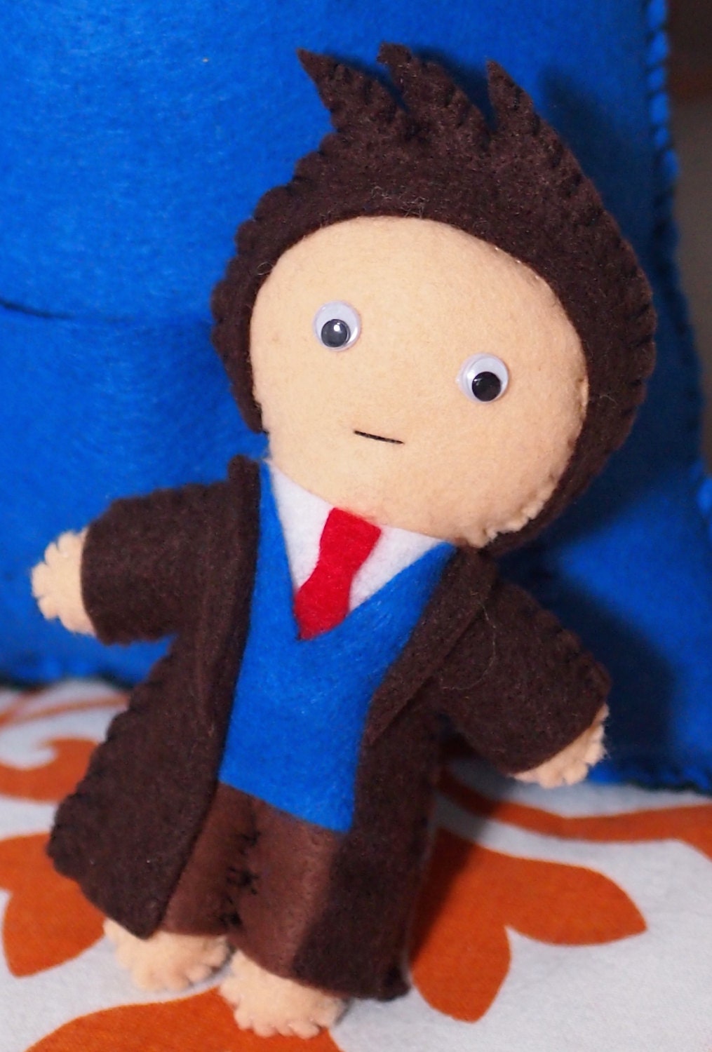Doctor Who Inspired Felt Figure Your Choice of Doctor or | Etsy