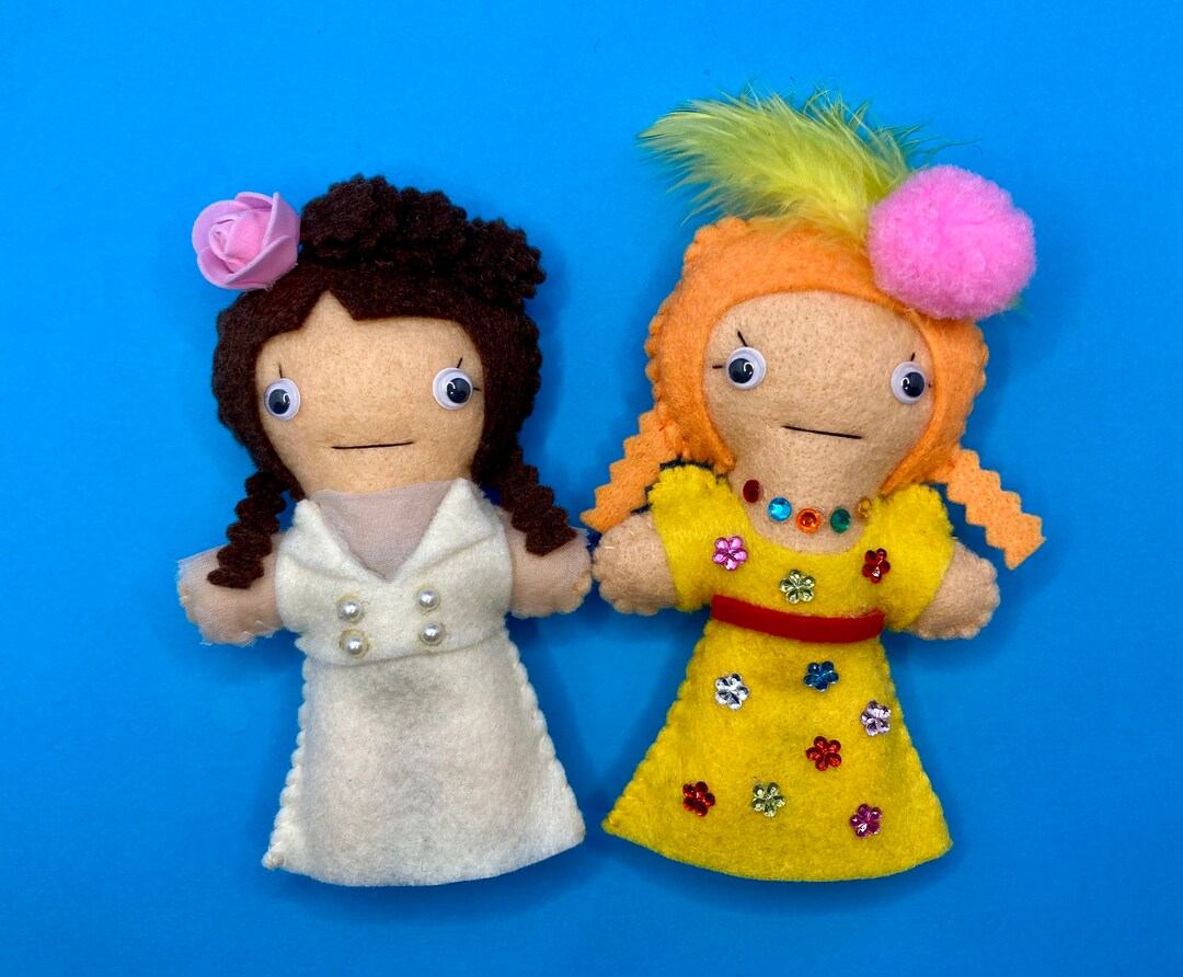 Bridgerton Inspired Felt Figures - Eloise & Penelope Figures - Etsy