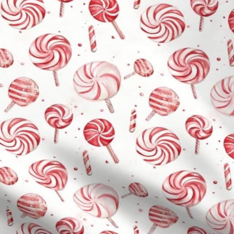 Fabric Peppermint Lollipop - Etsy