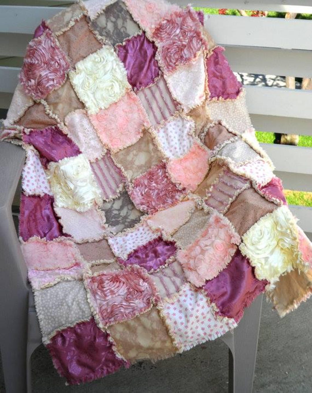Rag Quilt Digital Pattern Instructions Simple DIY Rag Quilt Tutorial ...