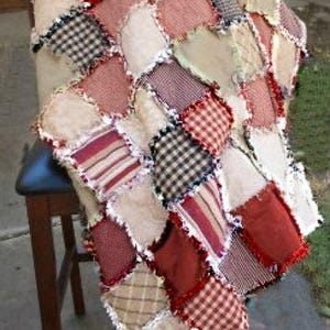 Rag Quilt Digital Pattern Instructions Simple DIY Rag Quilt Tutorial ...