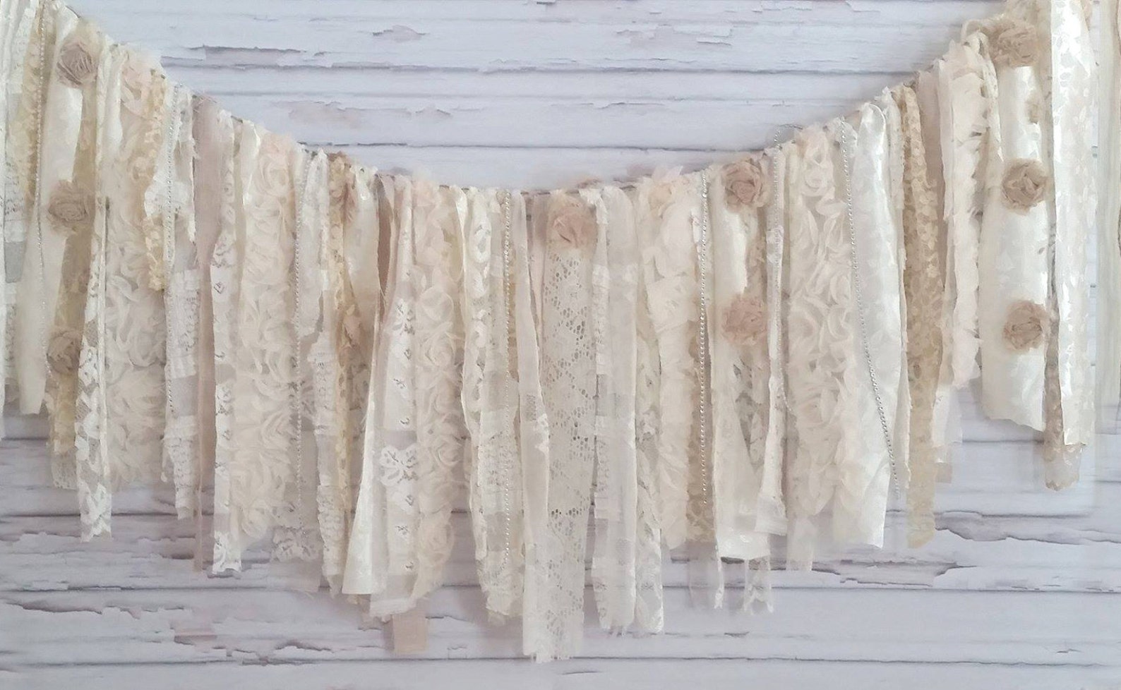 Wedding Soft Rag Banner Garland Swag - Etsy