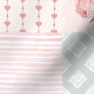 Floral Cheater Quilt Fabric by the Yard Shabby Chic Fabric Shabby Chic ...